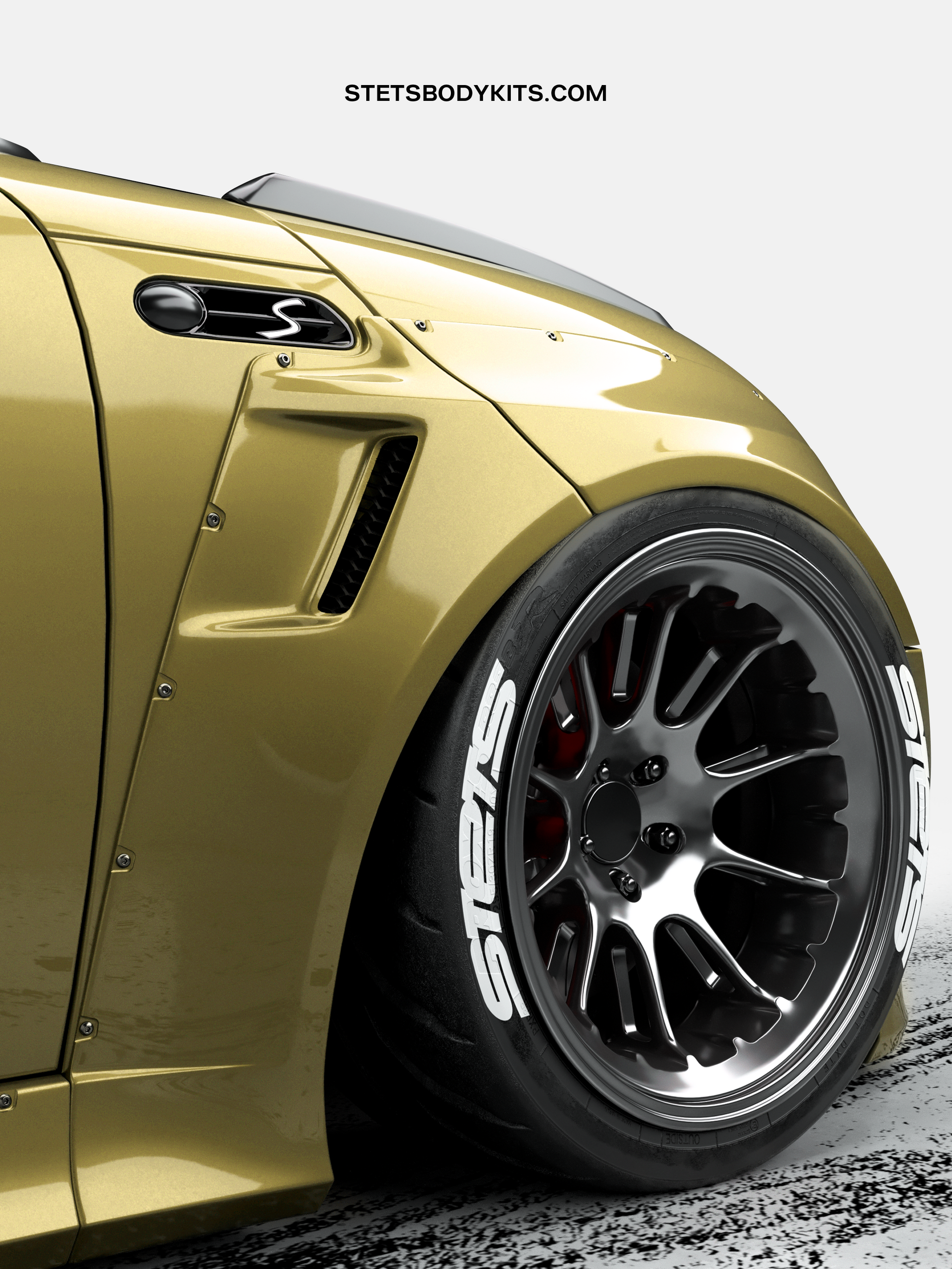 MINI Cooper S R50/R53 hood fins – STETS